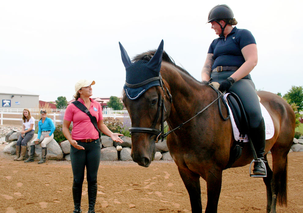 Clinic Report: Ellie O’Neal Comes to Roebke’s Run | Eventing Nation ...