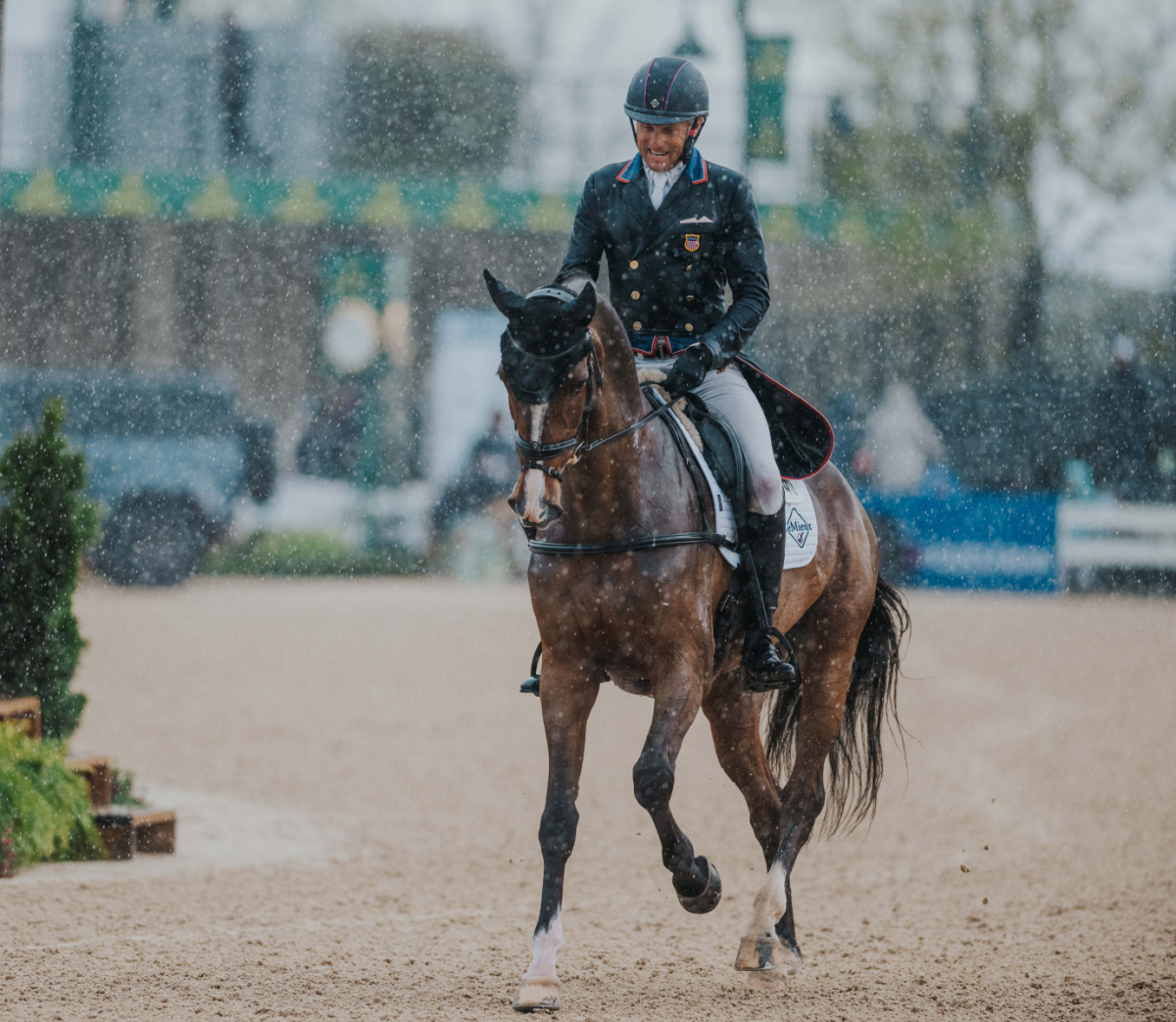 Fire to the Rain: Boyd Martin and Commando 3 Dance in the Deluge as ...