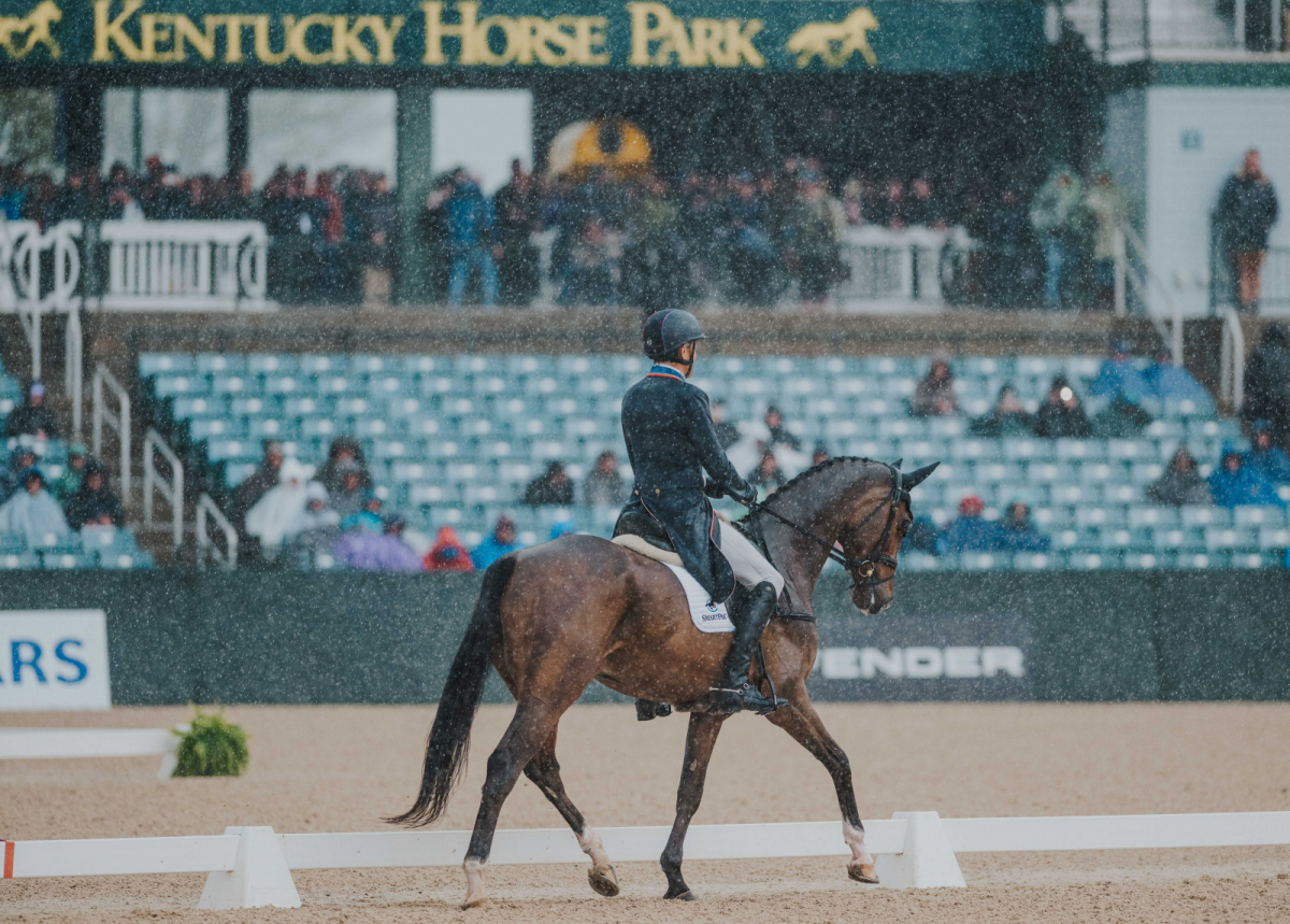 Fire to the Rain: Boyd Martin and Commando 3 Dance in the Deluge as ...