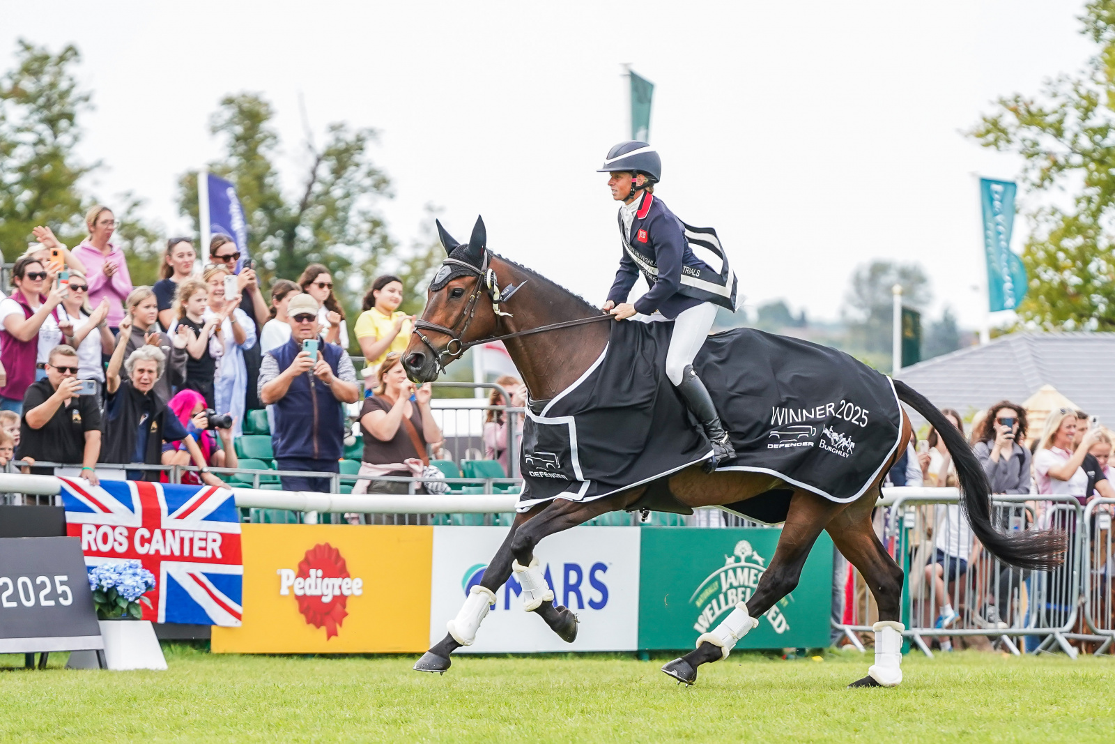 The Canter Colossus: Ros and Walter Win Defender Double at Burghley ...
