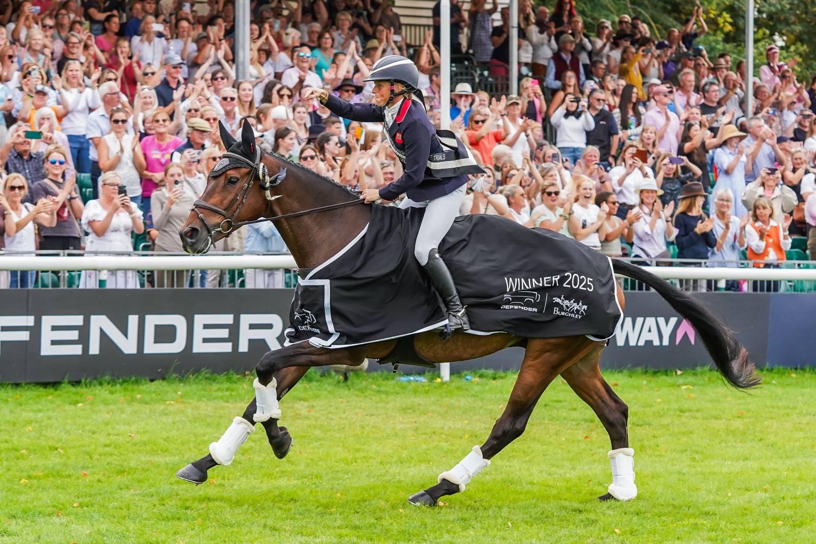 The Canter Colossus: Ros and Walter Win Defender Double at Burghley ...