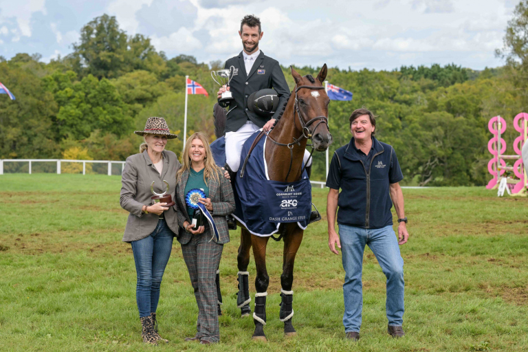 Clarke Johnstone and Sparky Lad win the £45,000 ARC Racehorse to ...