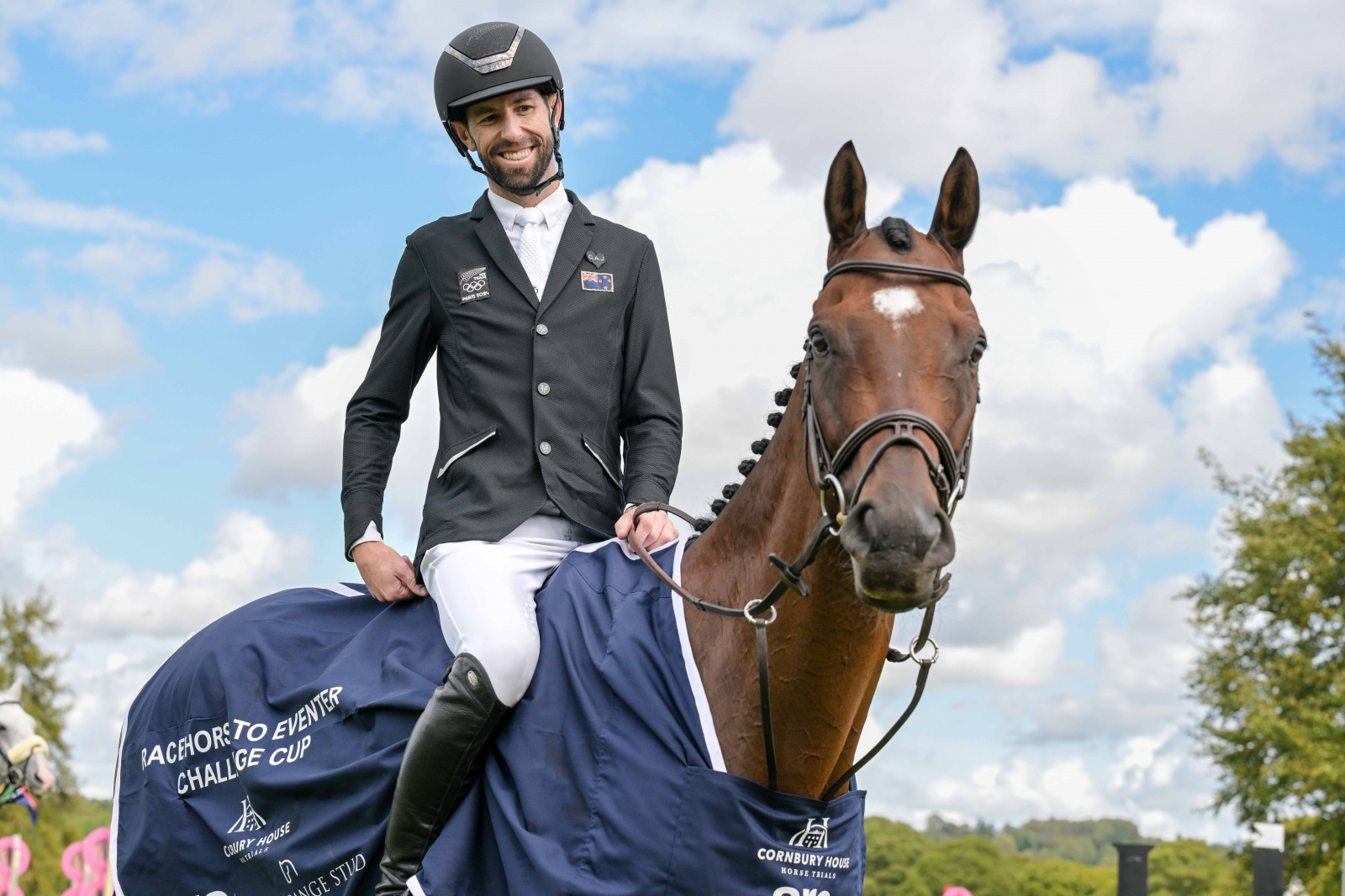 Clarke Johnstone and Sparky Lad win the £45,000 ARC Racehorse to ...